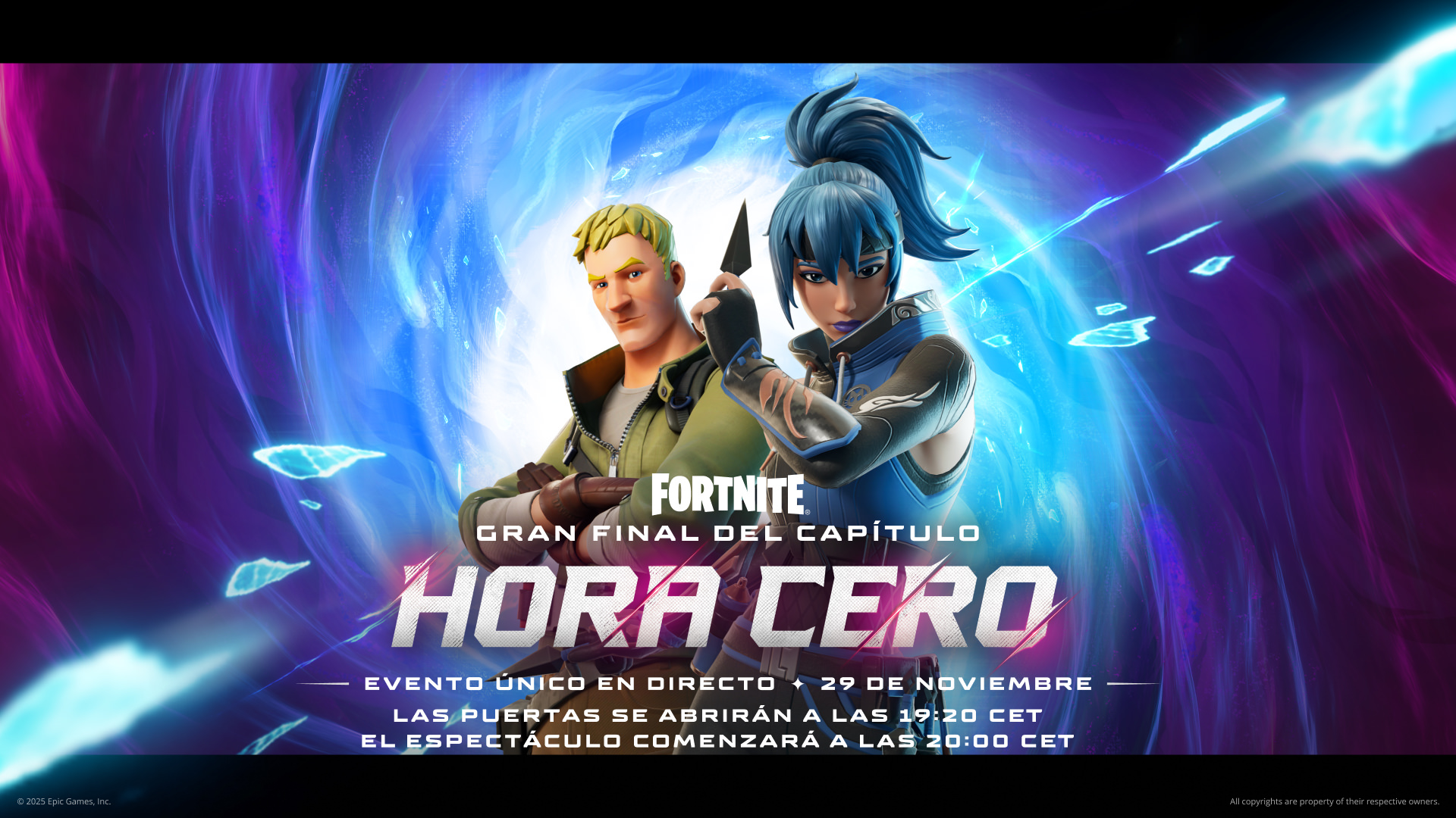 Evento Fortnite: Hora cero - 29 de nov.
