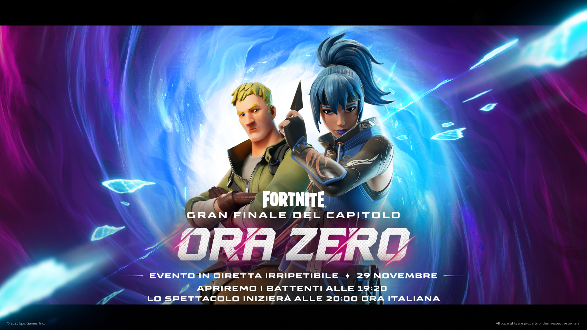 Evento Fortnite: Ora zero – 29 novembre