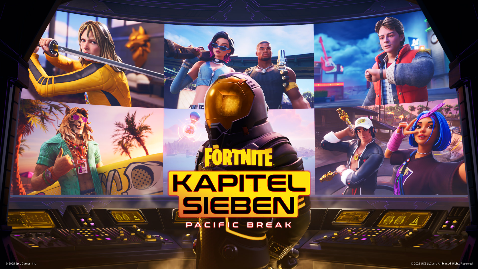 Surft auf eine neue Insel in Fortnite BR Kapitel Sieben!
