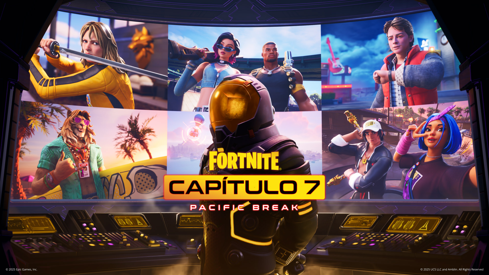 Batalla campal de Fortnite: pase de batalla de Pacific Break