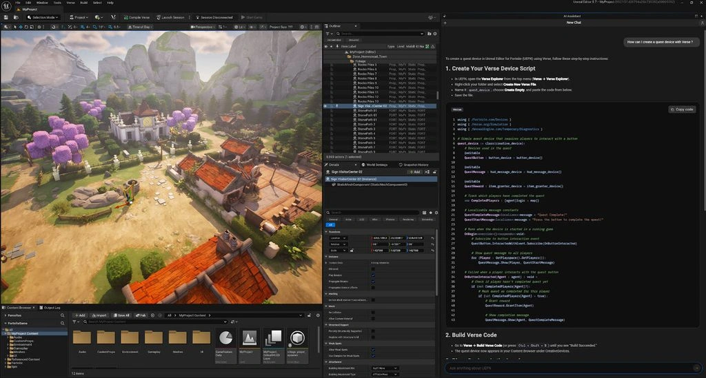 Narzędzia dla deweloperów w Fortnite: twórz gry z UEFN